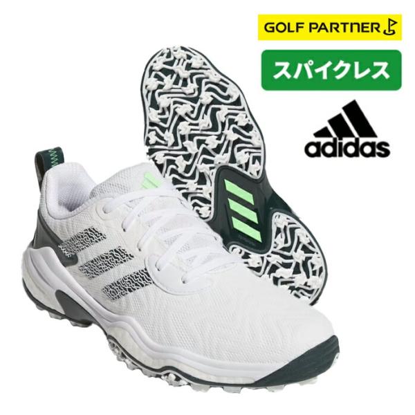 アディダス ゴルフシューズ MDV41 コードカオス 25 メンズ shoesJI4 163 ホワイト アイビー ライム スパイクレス 紐 レース adidasコードカオスシリーズが2年ぶりにフルモデルチェンジ。前作からさらなるパフォーマン...