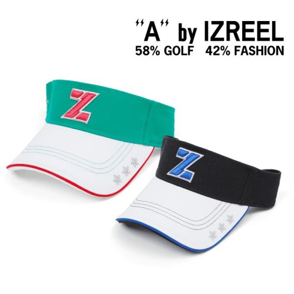 ゴルフ サンバイザー オシャレ 帽子 夏"A"byIZREEL 58%GOLF 42%FASHION個性的なデザインのサンバイザー！エメラルドや差色の青は、人と被らないのでオススメ。サイドの星もかわいい！暑い日のゴルフに鮮やかな色を加えてみ...
