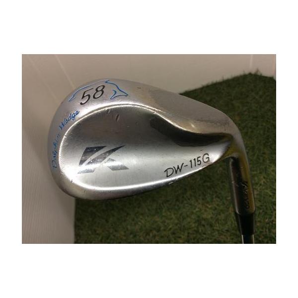 中古　Cランク　キャスコ　Ｄｏｌｐｈｉｎ　Ｗｅｄｇｅ　Ｄｏｌｐｈｉｎ　Ｗｅｄｇｅ　ＤＷ−１１５Ｇ　５８°　ウェッジ　ＮＳ　ＰＲＯ　９５０ＧＨ 　フレックスＳ ロフト角:58.00
