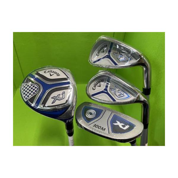 中古　Nランク　キャロウェイ　ＸＪ　ＳＥＲＩＥＳ　ＸＪ　ＳＥＲＩＥＳ（２０１８）　１００ｃｍ〜１２０ｃｍ　４Ｓ（キャディバッグ付）（実本数：４本セット）　クラブセット　ＧＲＡＰＨＩＴＥ 　フレックスその他 ロフト角:36.00