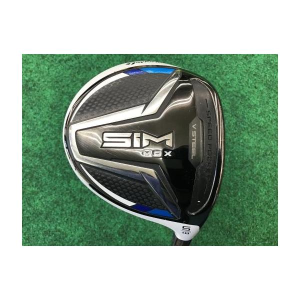 中古　Cランク　テーラーメイド　ＳＩＭ　ＳＩＭ　ＭＡＸ　５Ｗ　フェアウェイウッド　ＴＥＮＳＥＩ　ＢＬＵＥ　ＴＭ５０（ＦＷ） 　フレックスＳＲ ロフト角:18.00