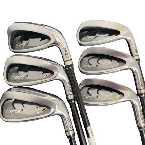 中古　Cランク　プロギア　ｅｇｇ　ｅｇｇ　ＰＣ（２０１７）　６Ｓ（実本数：６本セット）　アイアンセット　純正特注シャフト 　フレックスＳ ロフト角:25.00