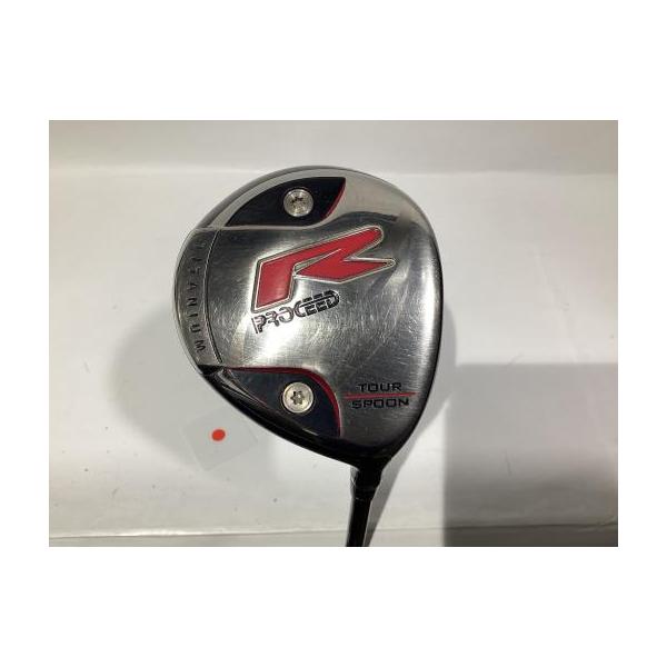 中古　Cランク　ジャスティック　ＰＲＯＣＥＥＤ　ＰＲＯＣＥＥＤ　ＴＯＵＲ　ＣＯＮＱＵＥＳＴ　Ｒ　ＴＯＵＲ　Ｔｉ　ＦＷ　Ｓｐｏｏｎ　フェアウェイウッド　純正特注シャフト 　フレックスＳ ロフト角:0.00