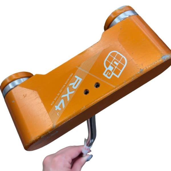 中古　Dランク　Ｃｕｒｅ　Ｃｕｒｅ　Ｃｕｒｅ　ＲＸ４Ｊ（２０１６）　オフセット（Ｏｒａｎｇｅ）　パター　スチール 　フレックスその他 ロフト角:0.00