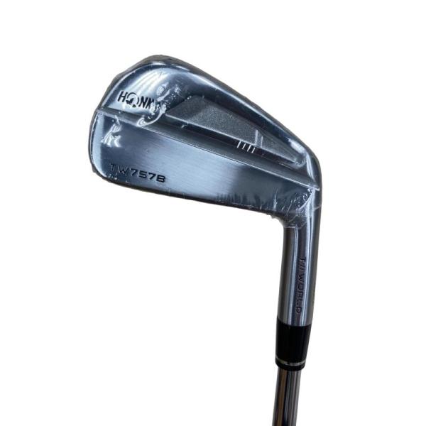 中古　Nランク　本間ゴルフ　ＴＯＵＲ　ＷＯＲＬＤ　ＴＯＵＲ　ＷＯＲＬＤ　ＴＷ７５７Ｂ　＃４　単品アイアン　Ｄｙｎａｍｉｃ　Ｇｏｌｄ 　フレックスＳ ロフト角:22.00