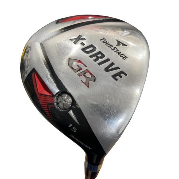 中古　Cランク　ブリヂストン　ＴＯＵＲＳＴＡＧＥ　ＴＯＵＲＳＴＡＧＥ　Ｘ−ＤＲＩＶＥ　ＧＲ（２０１０）　３Ｗ　フェアウェイウッド　純正特注シャフト 　フレックスＸ ロフト角:15.00