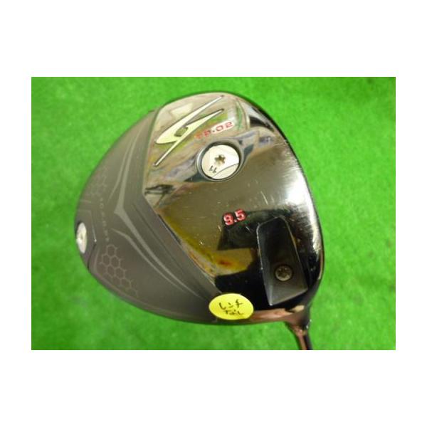 中古　Cランク　つるや　ＧＯＬＤＥＮ　ＰＲＩＸ　ＧＯＬＤＥＮ　ＰＲＩＸ　ＴＰ−０２　９．５°　ドライバー　純正特注シャフト 　フレックスＳ ロフト角:9.50