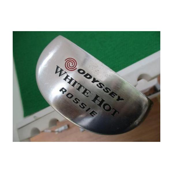 中古　Cランク　オデッセイ　ＷＨＩＴＥ　ＨＯＴ　ＷＨＩＴＥ　ＨＯＴ　ＲＯＳＳＩＥ　３２インチ　パター　スチール 　フレックスその他 ロフト角:0.00