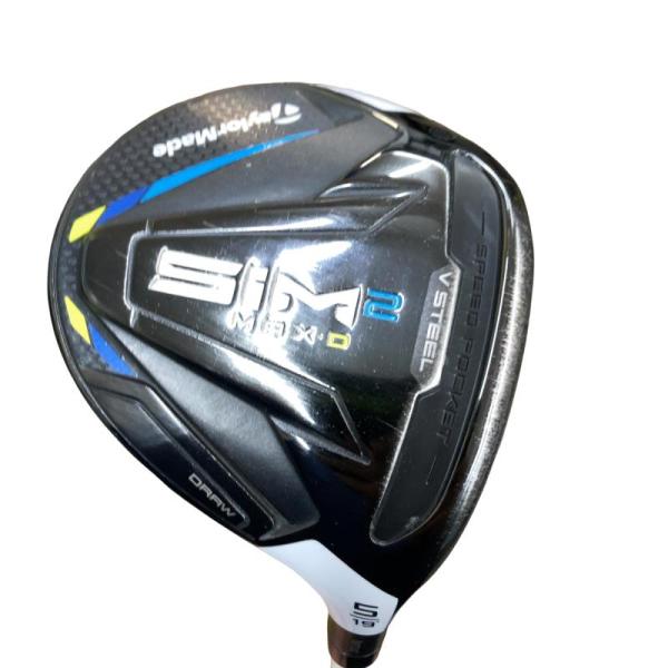 中古　Cランク　テーラーメイド　ＳＩＭ２　ＳＩＭ２　ＭＡＸ−Ｄ　５Ｗ　レディース　フェアウェイウッド　ＴＥＮＳＥＩ　ＢＬＵＥ　ＴＭ４０（ＳＩＭ２　ＦＷ） 　フレックスＡ ロフト角:19.00