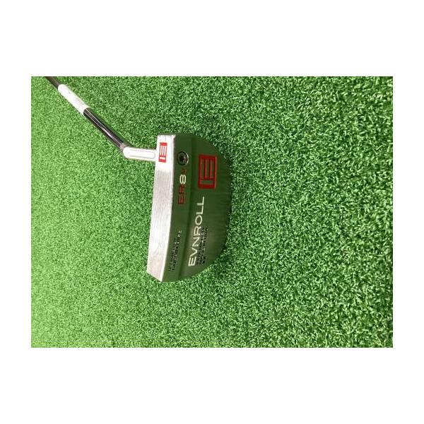 中古　Cランク　ＥＶＮＲＯＬＬ　ＥＶＮＲＯＬＬ　ＥＶＮＲＯＬＬ　ＥＲ８ｖ（ショートクランクネック）　３４インチ　パター　スチール 　フレックスその他 ロフト角:2.00
