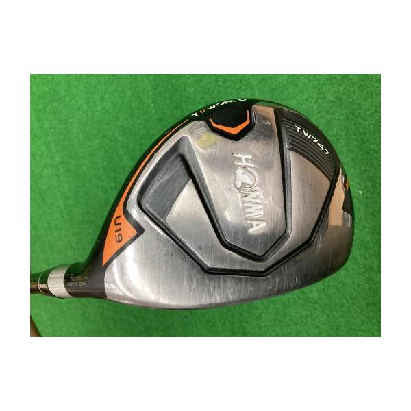 中古　Dランク　本間ゴルフ　ＴＯＵＲ　ＷＯＲＬＤ　ＴＯＵＲ　ＷＯＲＬＤ　ＴＷ７４７　１９°　ユーティリティ　ＶＩＺＡＲＤ　ＵＴ−Ｈ７ 　フレックスその他 ロフト角:19.00