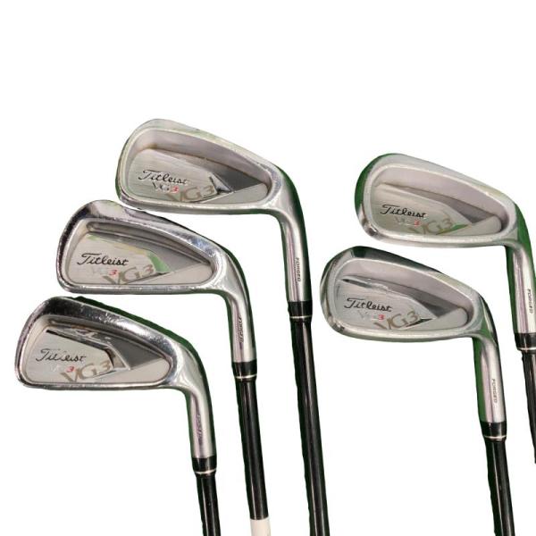 中古　Cランク　タイトリスト　Ｔｉｔｌｅｉｓｔ　Ｔｉｔｌｅｉｓｔ　ＶＧ３（２０１２）　６Ｓ（実本数：５本セット）　アイアンセット　Ｔｉｔｌｅｉｓｔ　ＶＧｉ６０（２０１２） 　フレックスＳ ロフト角:24.00
