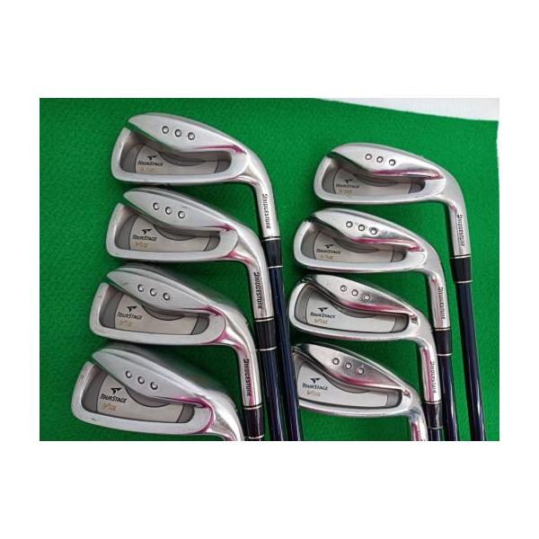 中古　Cランク　ブリヂストン　ＴＯＵＲＳＴＡＧＥ　ＴＯＵＲＳＴＡＧＥ　ＶｉＱ（２００６）　　８Ｓ（実本数：８本セット）　アイアンセット　ＴＳＩ−５０　α 　フレックスＲ ロフト角:24.00