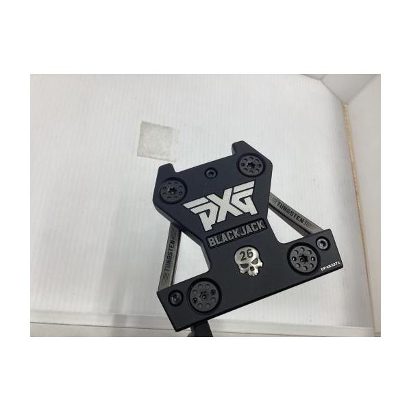 中古　Dランク　ＰＸＧ　ＢＡＴＴＬＥ　ＲＥＡＤＹ　ＢＡＴＴＬＥ　ＲＥＡＤＹ　ＢＬＡＣＫＪＡＣＫ（クランク）　パター　スチール 　フレックスその他 ロフト角:3.00