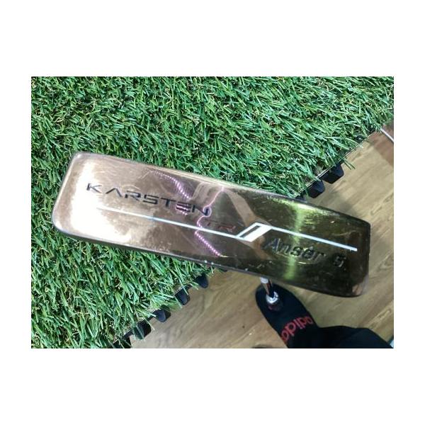 中古　Cランク　ピン　ＫＡＲＳＴＥＮ　ＴＲ　ＫＡＲＳＴＥＮ　ＴＲ　Ａｎｓｅｒ　５（長さ調整機能付き）　パター　スチール 　フレックスその他 ロフト角:0.00