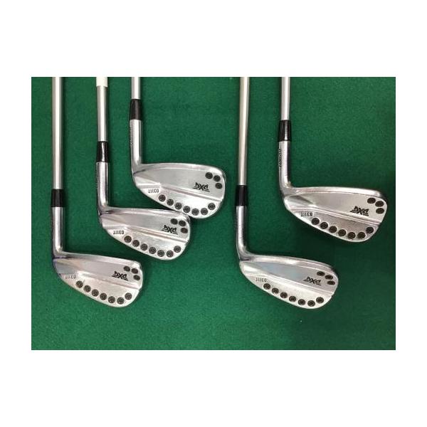 中古　Cランク　ＰＸＧ　ＰＸＧ　ＰＸＧ　０３１１Ｔ　６Ｓ（実本数：５本セット）　アイアンセット　純正特注シャフト 　フレックスＳ ロフト角:25.00