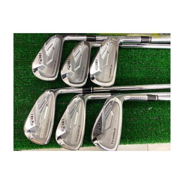 中古　Cランク　本間ゴルフ　ＴＯＵＲ　ＷＯＲＬＤ　ＴＯＵＲ　ＷＯＲＬＤ　ＴＷ７４７Ｖｘ　６Ｓ（実本数：６本セット）　アイアンセット　純正特注シャフト 　フレックスＳ ロフト角:24.00