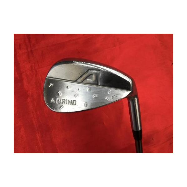 中古　Cランク　Ａ　ＤＥＳＩＧＮ　ＧＯＬＦ　Ａ　ＧＲＩＮＤ　Ａ　ＧＲＩＮＤ　ウェッジ（ニッケルクロム）　５２°　ウェッジ　純正特注シャフト 　フレックスその他 ロフト角:52.00