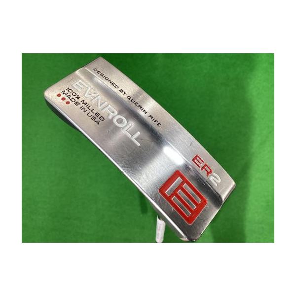 中古　Cランク　ＥＶＮＲＯＬＬ　ＥＶＮＲＯＬＬ　ＥＶＮＲＯＬＬ　ＥＲ２　３４インチ　パター　スチール 　フレックスその他 ロフト角:2.00