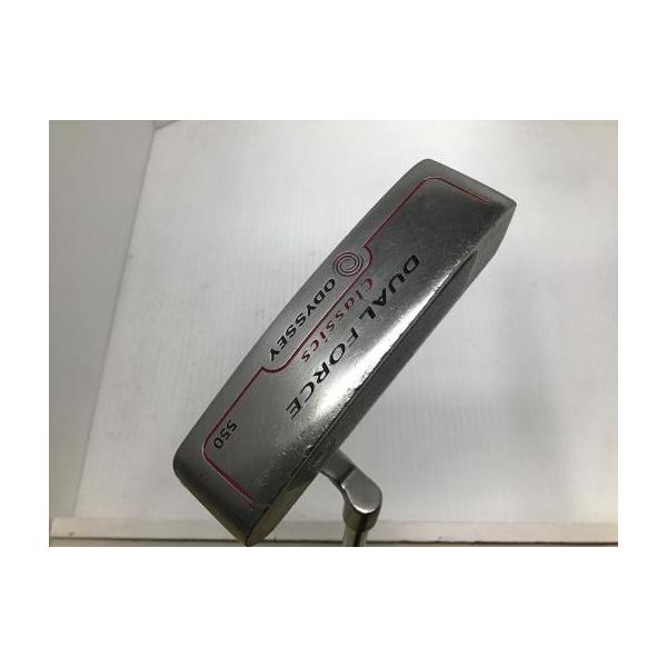 中古　Cランク　オデッセイ　ＤＵＡＬ　ＦＯＲＣＥ　Ｃｌａｓｓｉｃｓ　ＤＵＡＬ　ＦＯＲＣＥ　Ｃｌａｓｓｉｃｓ　５５０　３３インチ　パター　スチール 　フレックスその他 ロフト角:3.00