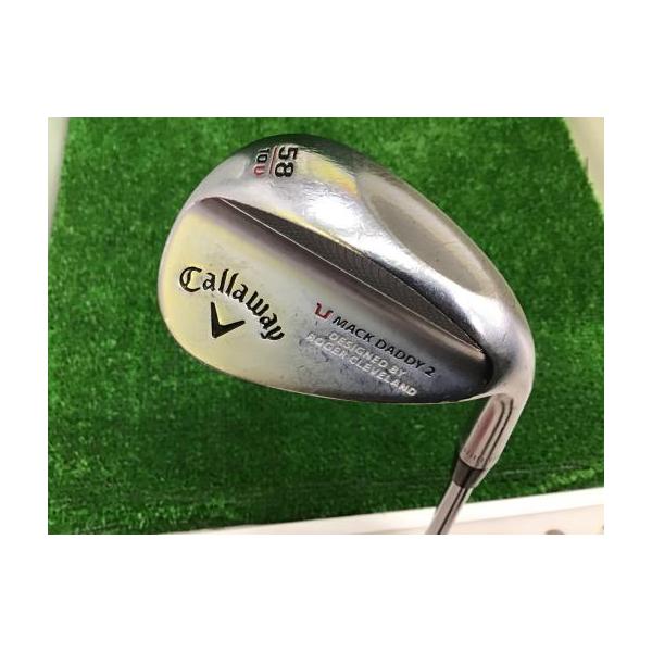 中古　Cランク　キャロウェイ　ＭＡＣＫ　ＤＡＤＤＹ　ＭＡＣＫ　ＤＡＤＤＹ　２　クロムメッキ　５８°／１０°Ｕ　ウェッジ　Ｄｙｎａｍｉｃ　Ｇｏｌｄ 　フレックスＳ ロフト角:58.00
