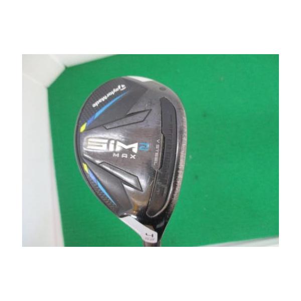 中古　Cランク　テーラーメイド　ＳＩＭ２　ＳＩＭ２　ＭＡＸ　Ｕ４　レディース　ユーティリティ　ＴＥＮＳＥＩ　ＢＬＵＥ　ＴＭ４０（ＳＩＭ２　ＵＴ） 　フレックスＬ ロフト角:22.00