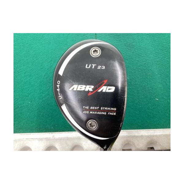 中古　Dランク　トッカメーカー アブロード U-440 ABROAD U-440 23° ユーティリティ リシャフト 0インチ フレックスその他