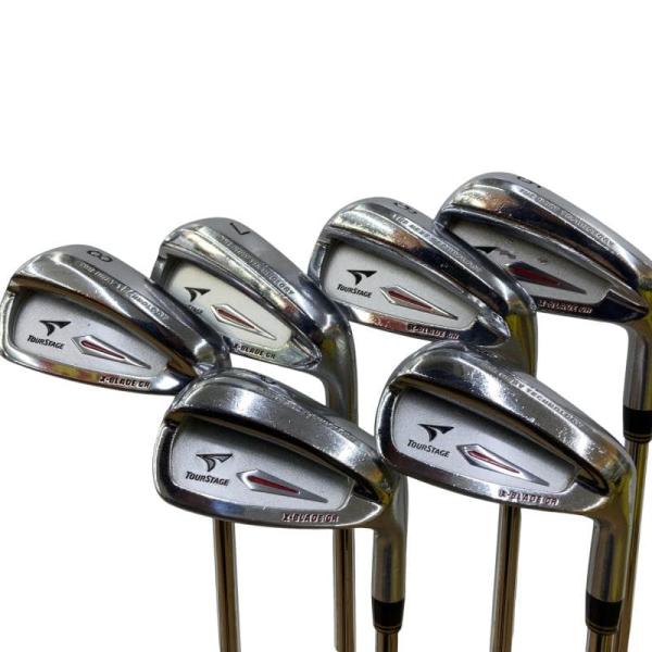 中古　Dランク　ブリヂストン　ＴＯＵＲＳＴＡＧＥ　ＴＯＵＲＳＴＡＧＥ　Ｘ−ＢＬＡＤＥ　ＧＲ　６Ｓ（実本数：６本セット）　アイアンセット　Ｄｙｎａｍｉｃ　Ｇｏｌｄ 　フレックスＳ ロフト角:26.00