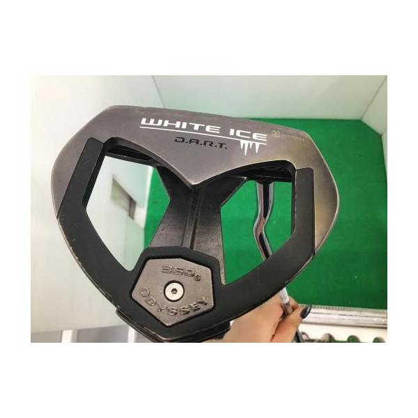 中古　Dランク　オデッセイ　ＷＨＩＴＥ　ＩＣＥ　ＷＨＩＴＥ　ＩＣＥ　Ｄ．Ａ．Ｒ．Ｔ．　３４インチ　パター　スチール 　フレックスその他 ロフト角:3.00