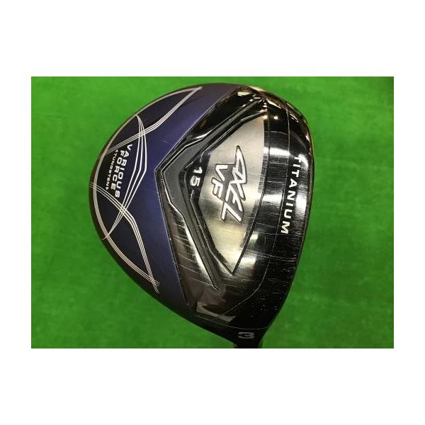 中古　Cランク　ツルヤ アクセル VF AXEL VF 3W フェアウェイウッド リシャフト 0インチ フレックスその他 ロフト角:15