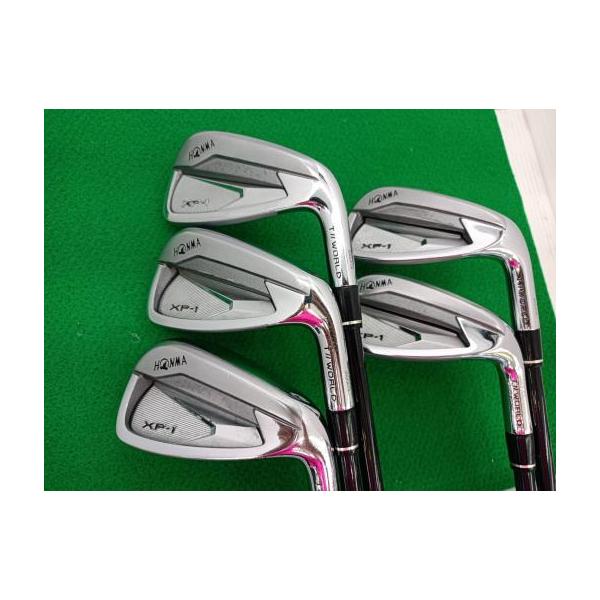 中古　Cランク　本間ゴルフ　ＴＯＵＲ　ＷＯＲＬＤ　ＴＯＵＲ　ＷＯＲＬＤ　ＸＰ−１　５Ｓ（実本数：５本セット）　アイアンセット　ＶＩＺＡＲＤ　４３（ＩＲ） 　フレックスＳＲ ロフト角:28.50