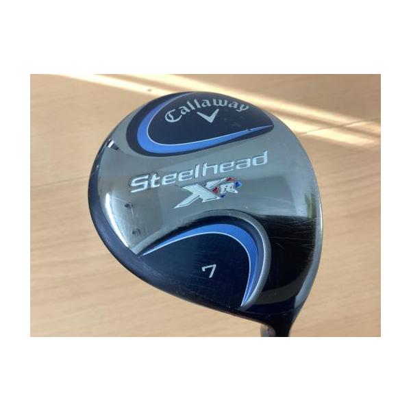中古　Cランク　キャロウェイ スチールヘッド STEELHEAD XR 7W レディース フェアウェイウッド Speeder EVOLUTION for XR 40インチ フレックスL ロフト角:21