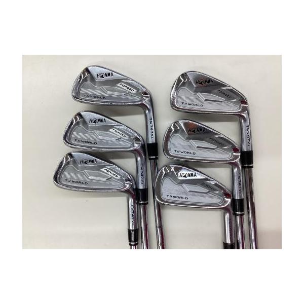 中古　Cランク　本間ゴルフ　ＴＯＵＲ　ＷＯＲＬＤ　ＴＯＵＲ　ＷＯＲＬＤ　ＴＷ７４７Ｖｘ　６Ｓ（実本数：６本セット）　アイアンセット　ＮＳ　ＰＲＯ　ＭＯＤＵＳ３　ＦＯＲ　Ｔ／／ＷＯＲＬＤ 　フレックスＳ ロフト角:24.00