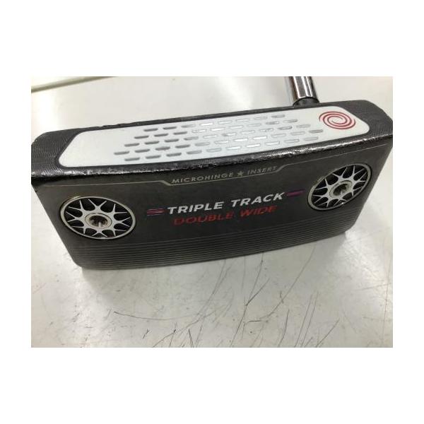 中古　Cランク　オデッセイ　ＴＲＩＰＬＥ　ＴＲＡＣＫ　ＴＲＩＰＬＥ　ＴＲＡＣＫ　ＤＯＵＢＬＥ　ＷＩＤＥ　３１インチ　レディース　パター　ＳＴＲＯＫＥ　ＬＡＢ　ＢＬＡＣＫ 　フレックスその他 ロフト角:3.00