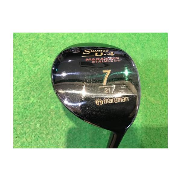 中古　Cランク　マルマン シャトル U-4 MARAGING SHUTTLE U-4 MARAGING 7W フェアウェイウッド CARBOFIT SL-II 42インチ フレックスR ロフト角:21