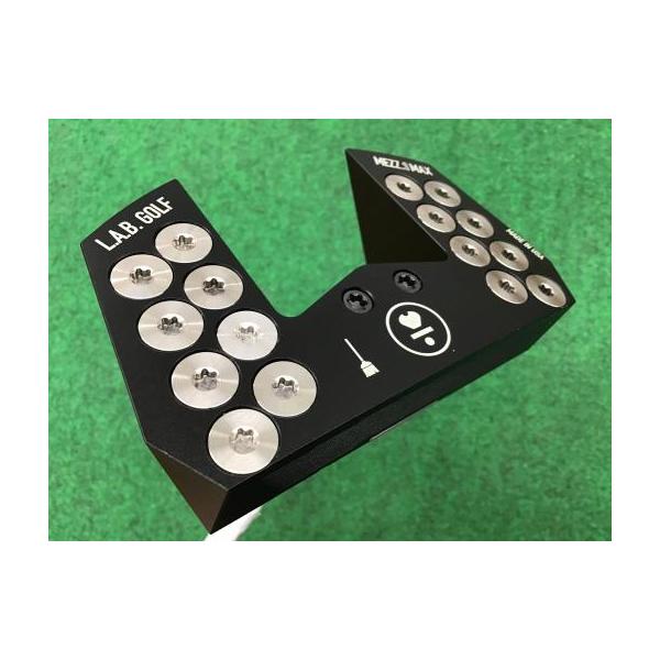 中古　Cランク　Ｌ．Ａ．Ｂ．ＧＯＬＦ　Ｌ．Ａ．Ｂ．ＧＯＬＦ　Ｌ．Ａ．Ｂ．ＧＯＬＦ　Ｍｅｚｚ．１　ＭＡＸ　ＡＳ　ＩＮＳＰＩＲＥＤ（ＢＬＡＣＫ）　４５インチ　パター　ＡＣＣＲＡ×Ｌ．Ａ．Ｂ．ＧＯＬＦ（ホワイトロング） 　フレックスその他 ロフト...