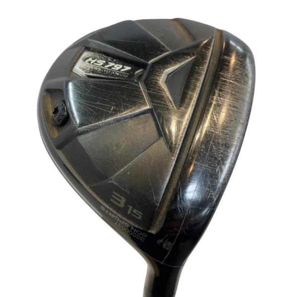 中古　Cランク　イオンスポーツ　ＧＩＧＡ　ＧＩＧＡ　ＨＳ−７９７　３Ｗ　フェアウェイウッド　純正特注シャフト 　フレックスＳ ロフト角:15.00