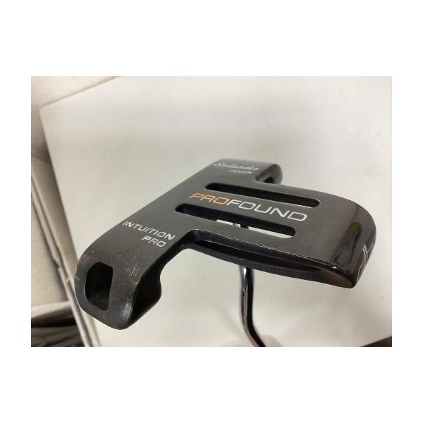 中古　Cランク　特価メーカー　ＰＲＯＦＯＵＮＤ　ＰＲＯＦＯＵＮＤ　ＩＮＴＵＩＴＩＯＮ　ＰＲＯ　３３インチ　パター　スチール 　フレックスその他 ロフト角:2.50
