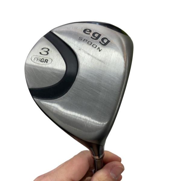 中古　Cランク　プロギア　ｅｇｇ　ｅｇｇ　ＰＸ−０３Ｄ　ＳＰＯＯＮ　３Ｗ（１５°）　フェアウェイウッド　ｅｇｇオリジナルカーボン 　フレックスＲ ロフト角:15.00