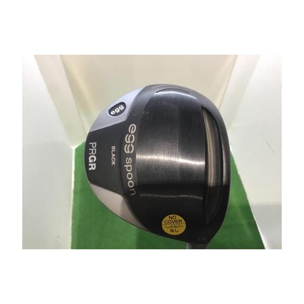 中古　Cランク　プロギア　ｅｇｇ　ｅｇｇ　ｓｐｏｏｎ　ＢＬＡＣＫ　１５°　フェアウェイウッド　純正特注シャフト 　フレックスＳ ロフト角:15.00