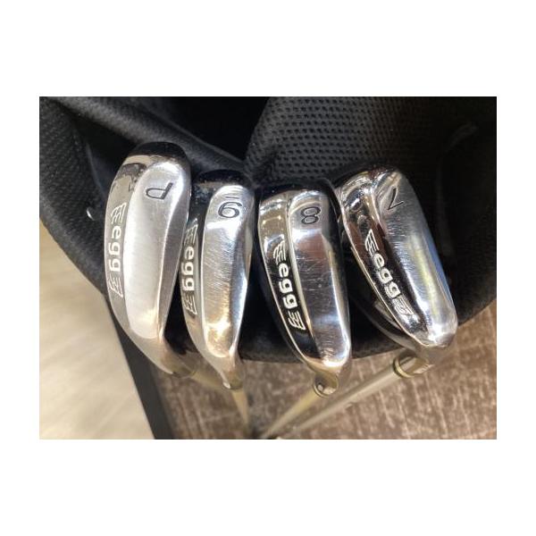 中古　Dランク　プロギア PRGR エッグ egg(2013) 4S アイアンセット NS PRO FORCE OF egg フレックスSR