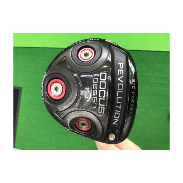 中古　Cランク　ＤＯＣＵＳ　ＤＯＣＵＳ　ＤＥＳＩＧＮ　ＤＯＣＵＳ　ＤＥＳＩＧＮ　ＲＥＶＯＬＵＴＩＯＮ　Ｆ３　フェアウェイウッド　リシャフト 　フレックスその他 ロフト角:15.00