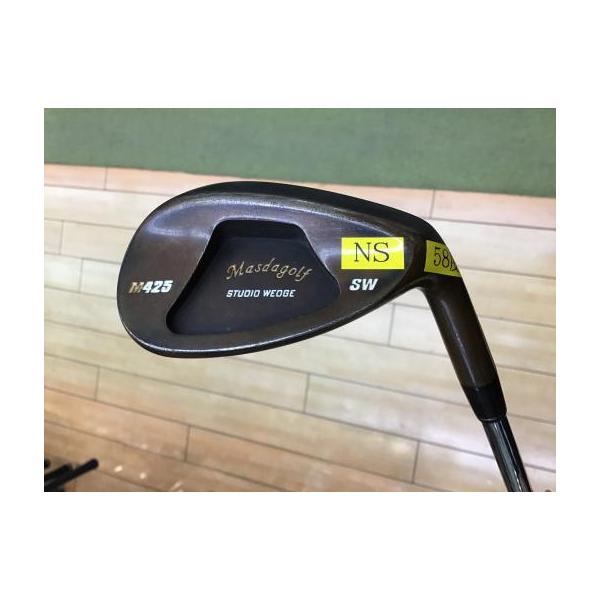 中古　Cランク　ＭＡＳＤＡ　ＭＡＳＤＡ　ＭＡＳＤＡ　ＳＴＵＤＩＯ　ＷＥＤＧＥ　Ｍ４２５　ＳＷ　ウェッジ　ＮＳ　ＰＲＯ　９５０ＧＨ 　フレックスＳ ロフト角:58.00