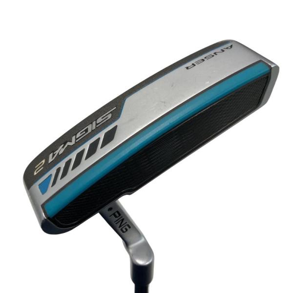中古　Cランク　ピン　ＳＩＧＭＡ　２　ＳＩＧＭＡ　２　ＡＮＳＥＲ　プラチナム（長さ調整機能付き）（ＰＰ５８）　パター　スチール 　フレックスその他 ロフト角:3.00