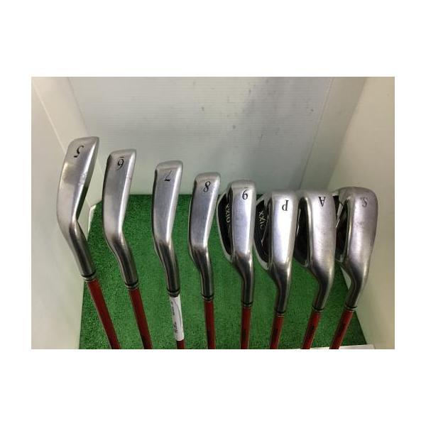 中古　Dランク　ダンロップ　ＸＸＩＯ　ＸＸＩＯ（２０１４）　９Ｓ（レッド）（実本数：８本セット）　アイアンセット　ＸＸＩＯ　ＭＰ８００（アイアン）レッド 　フレックスＳ ロフト角:30.00