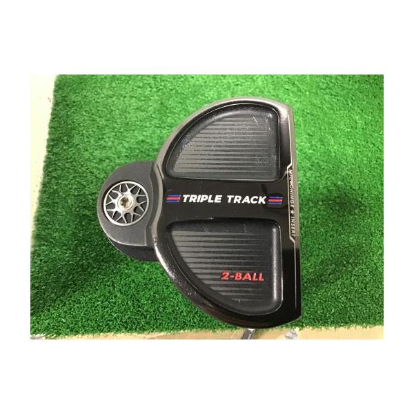 中古　Cランク　オデッセイ　ＴＲＩＰＬＥ　ＴＲＡＣＫ　ＴＲＩＰＬＥ　ＴＲＡＣＫ　２−ＢＡＬＬ　３４インチ　パター　ＳＴＲＯＫＥ　ＬＡＢ　ＢＬＡＣＫ 　フレックスその他 ロフト角:3.00