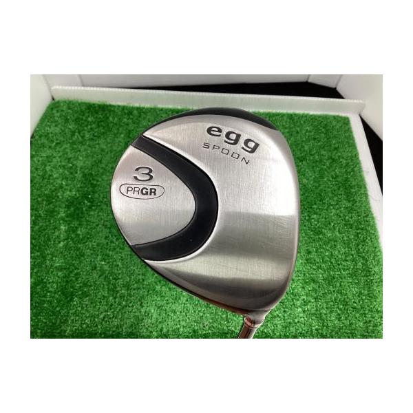 中古　Cランク　プロギア PRGR エッグ PX-03D egg PX-03D SPOON 3W(15°) フェアウェイウッド eggオリジナルカーボン 43インチ フレックスS ロフト角:15