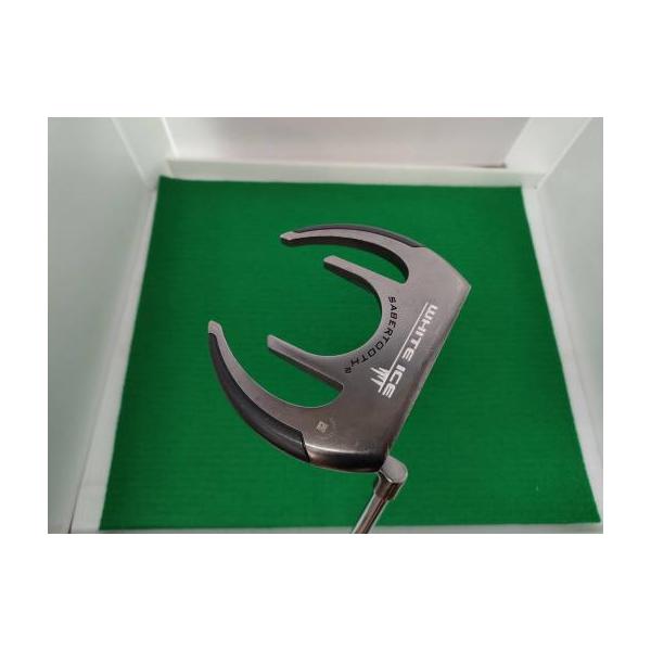 中古　Cランク　オデッセイ　ＷＨＩＴＥ　ＩＣＥ　ＷＨＩＴＥ　ＩＣＥ　ＳＡＢＥＲＴＯＯＴＨ　２　３４インチ　パター　スチール 　フレックスその他 ロフト角:3.00