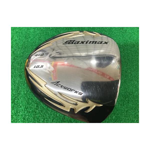 中古　Cランク　ワークスゴルフ　Ａｃｔｗｏｒｋｓ　Ａｃｔｗｏｒｋｓ　ＭＡＸＩＭＡＸ　１０．５°　ドライバー　ＷＯＲＫＴＥＣ　Ｖ−ＳＰＥＣ　α−ＩＩＩ 　フレックスＳ ロフト角:10.50