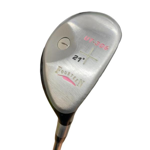 中古　Cランク　フォーティーン　ＵＴ　ＵＴ−３０６　２１°　ユーティリティ　リシャフト 　フレックスその他 ロフト角:21.00